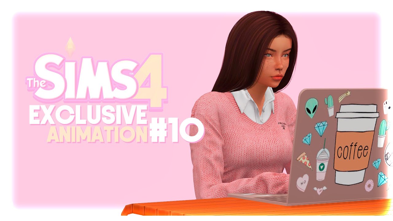 Sims 4 Exclusive Animation Pack #10 - Laptop Animations (DOWNLOAD ...