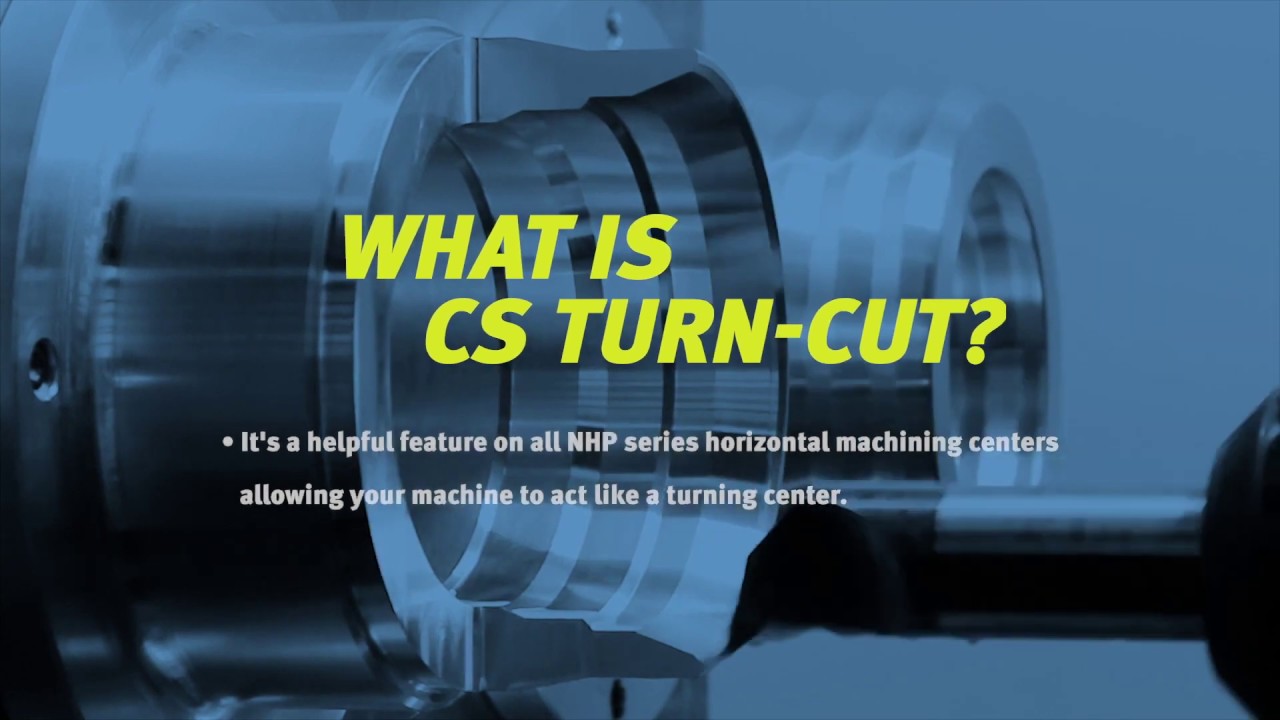 CS Turn Cut for DOOSAN CNC Horizontal Machining NHP series - YouTube