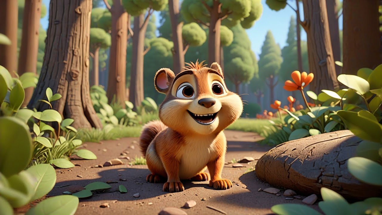 The Cheerful Chipmunk’s Nutty Race 🐿️🏁 | Fun Kids Story & Learning ...