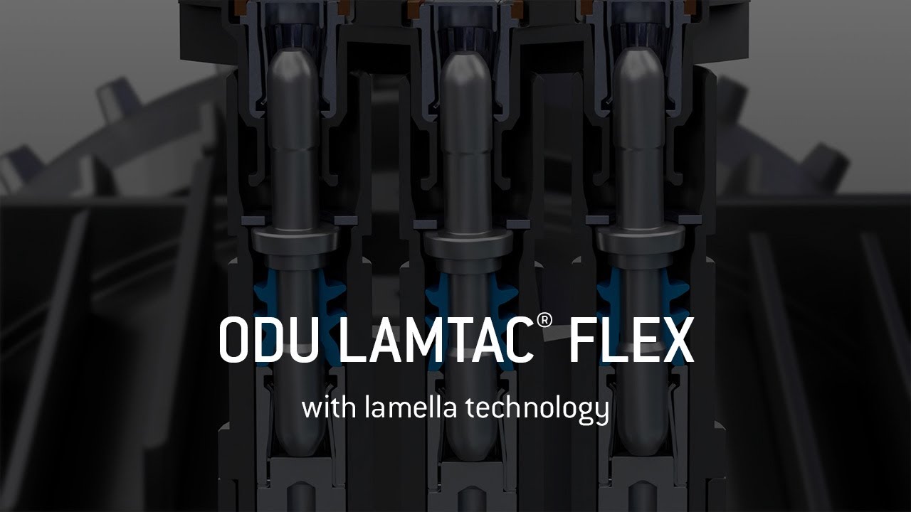 ODU LAMTAC® Flex with highly flexible lamella technology - YouTube