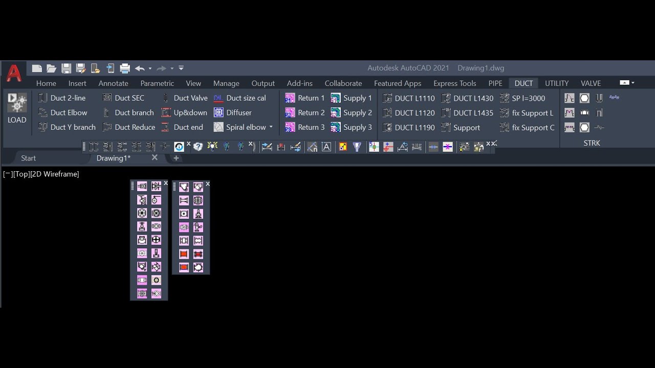 How to Add MVAC, Plumbing and Fire fighting tool into AutoCAD - YouTube