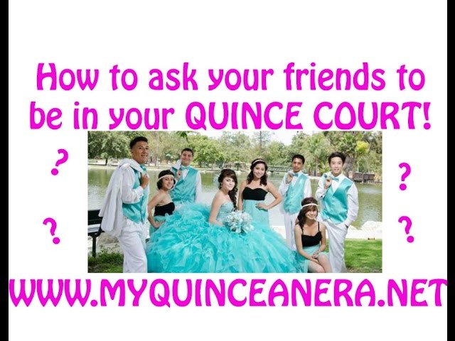 Quince Court Of Honor Invitations Quinceañera Court Of Honor Insert