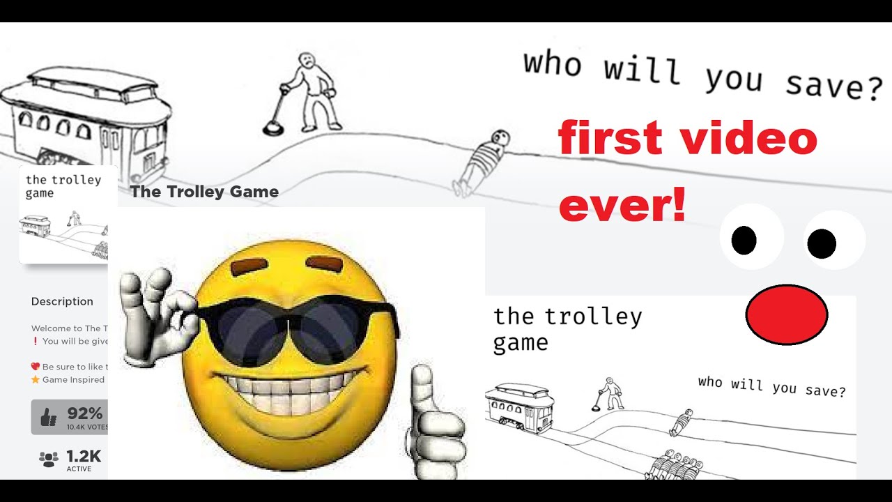 ROBLOX trolley game playthrough - YouTube