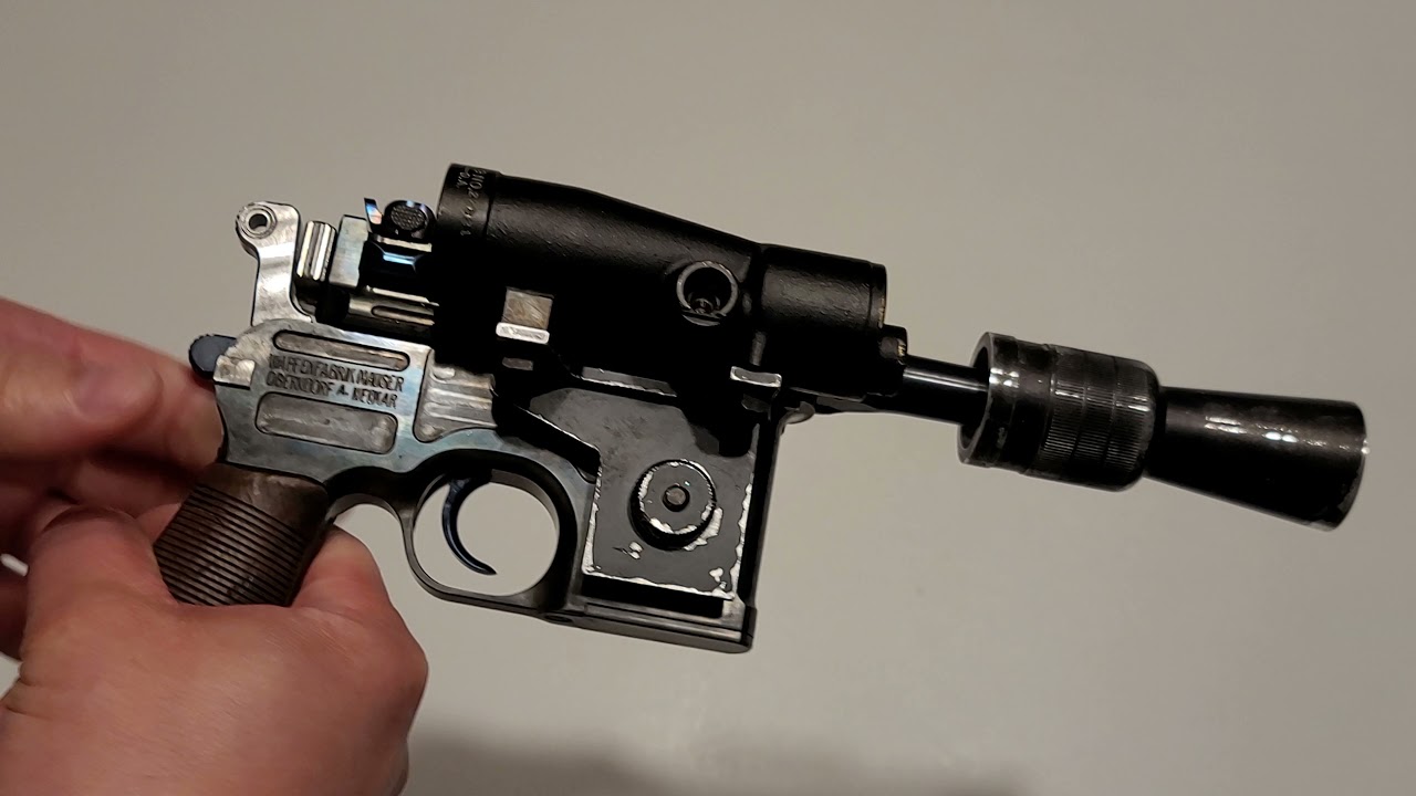 1:1 Steel Replica Luke ESB blaster - YouTube