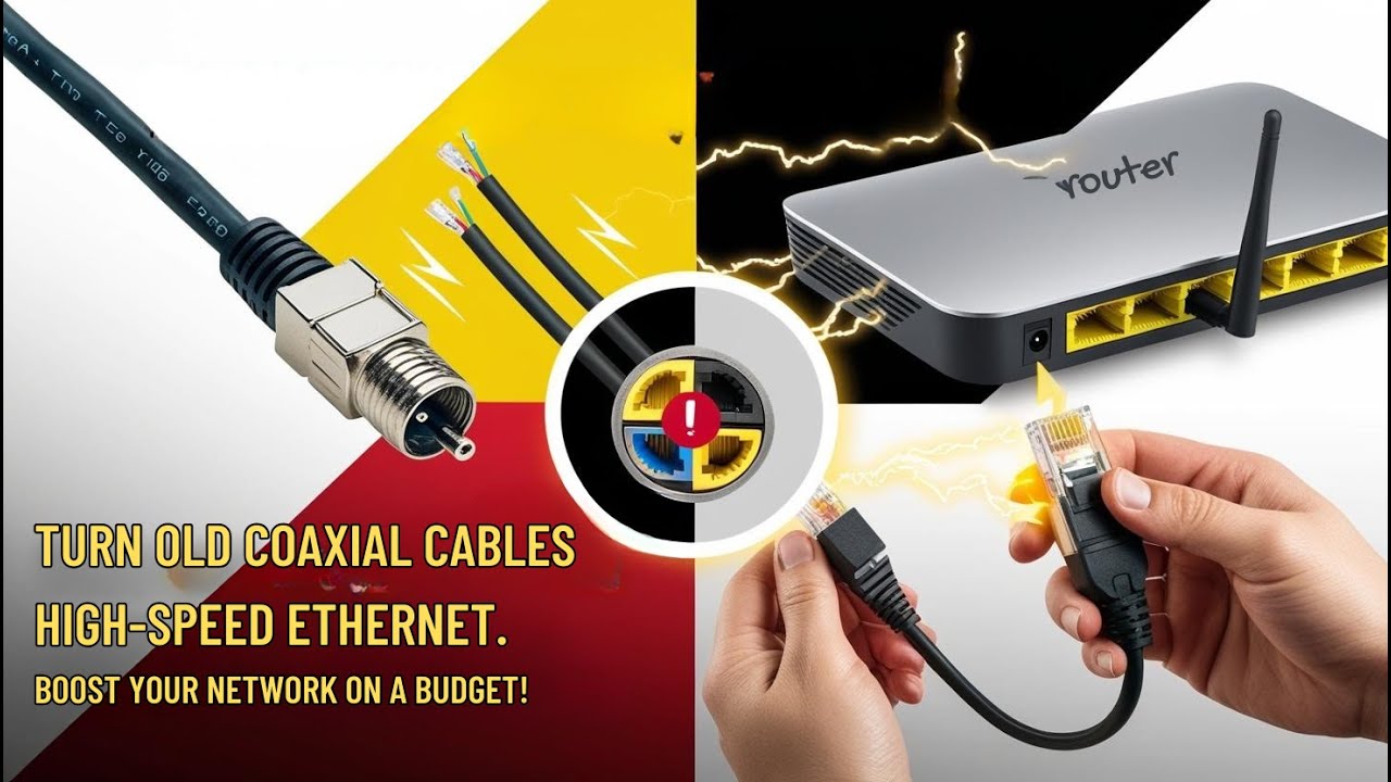 Turn Old Coaxial Cables into High-Speed Ethernet: Boost Your Network on ...