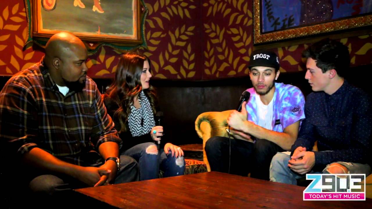 Kalin And Myles interview with Sarah & D-Rock from Z90's Morton in the ...