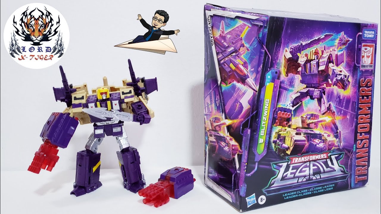Transformers Legacy, G1 Universe, Decepticon Blitzwing (Triplechanger ...