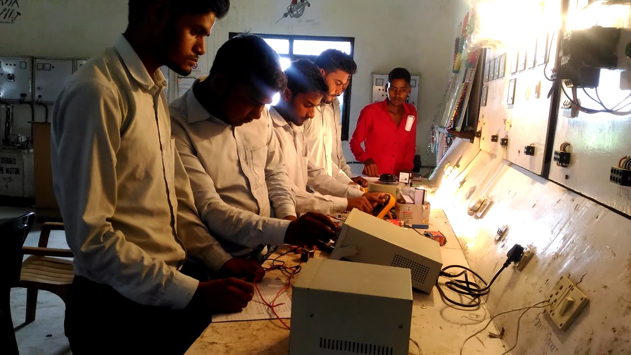 js iti kharawan electrician practical lab - YouTube