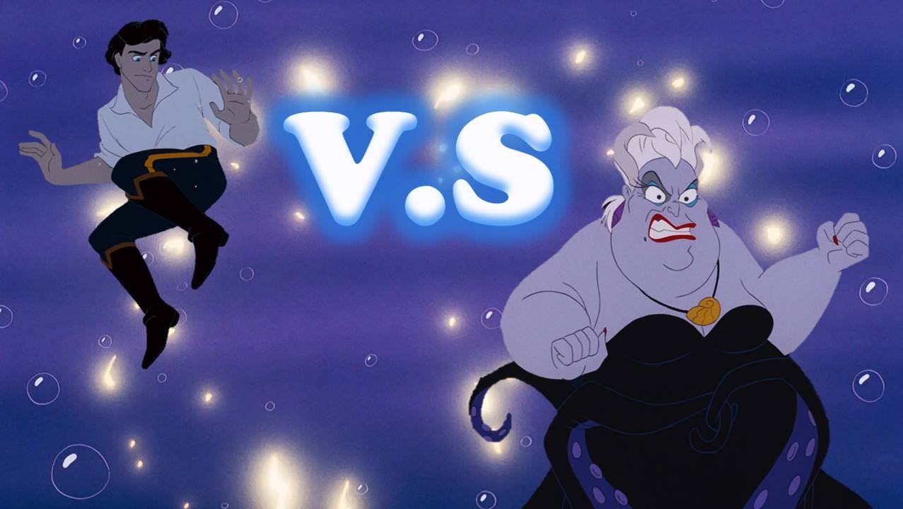 Batalla Disney "Eric vs Ursula" La Sirenita - YouTube
