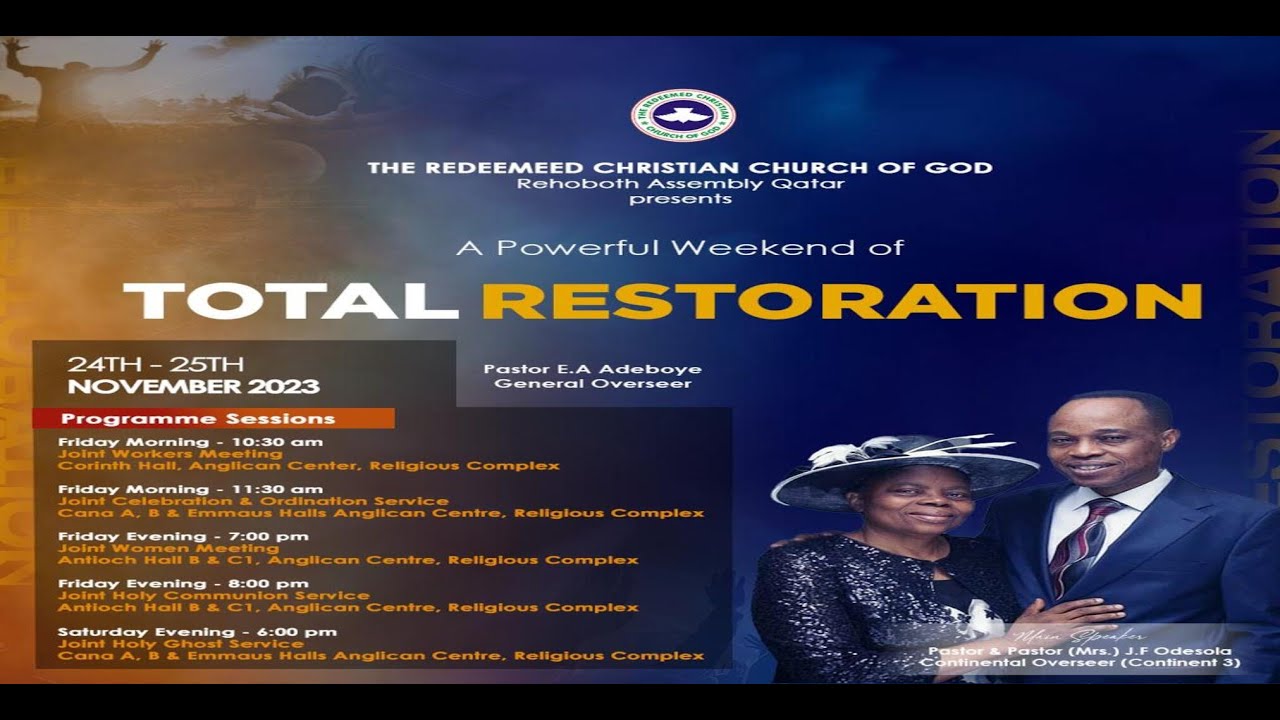 Day 1 -Friday, 24th November 2023 | Joint Celebration and Ordination ...