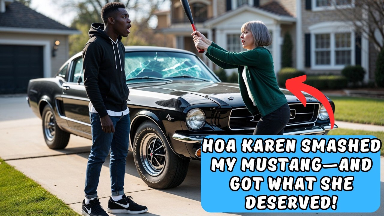 HOA Karen SMASHED My Mustang—And Got What She Deserved! - YouTube