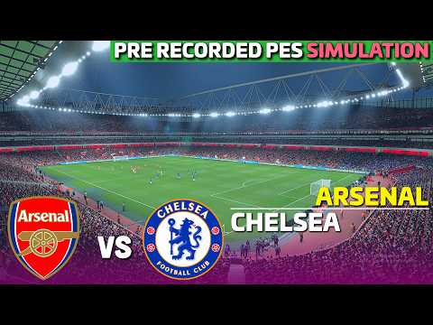 🔴ARSENAL vs CHELSEA | efootball Video Game | PES 21 Pre-Recorded Simulation Gameplay