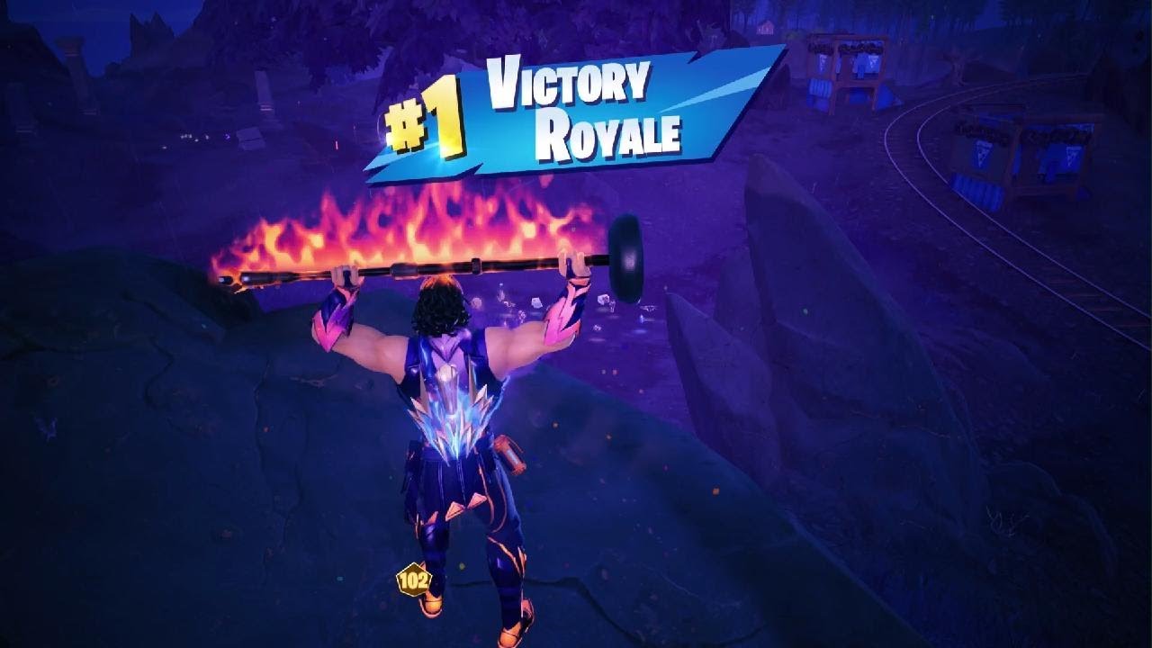 *NEW* GOLD TITANFLAME ZEUS SKIN IN FORTNITE PS5 + A VICTORY ROYALE WIN ...