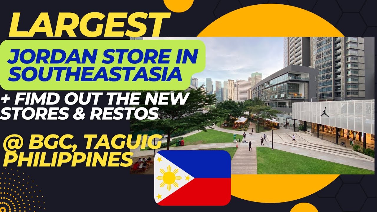 Largest #Nike Jordan in SoutheastAsia at #BGC HighStreet South Block ...