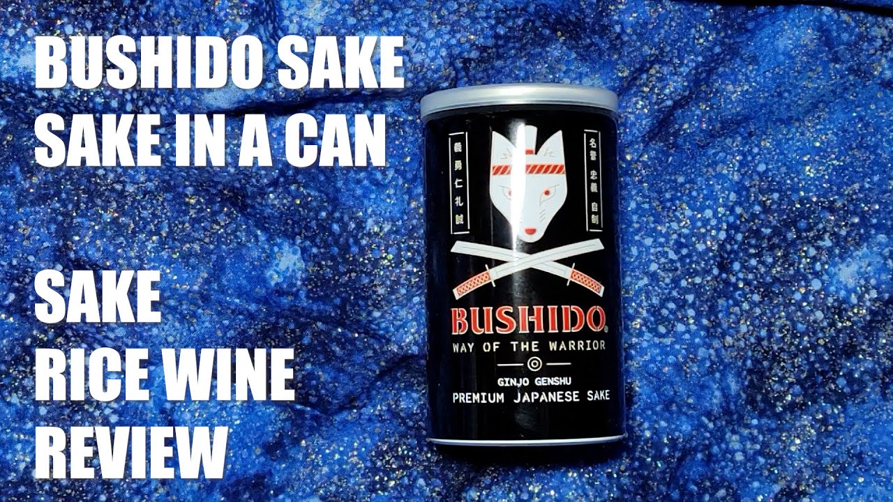 Bushido Sake - Sake in a Can - Sake Rice Wine Review - YouTube