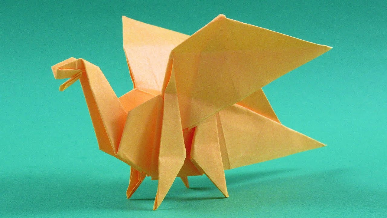 How To Make an Easy Origami Dragon - YouTube