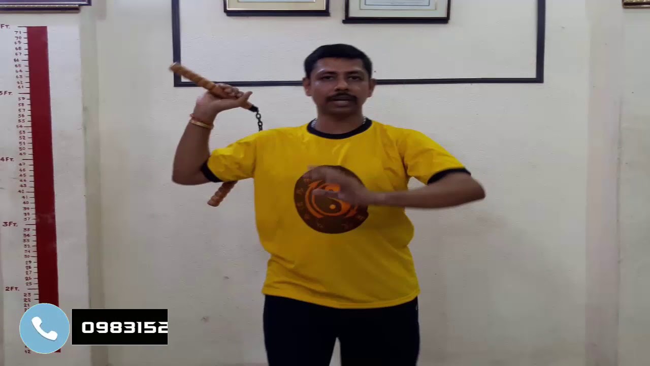 Nunchaku Underarm hold/ Catch & Strike Tutorial part # 2 in [Hindi - हिन्दी] - YouTube