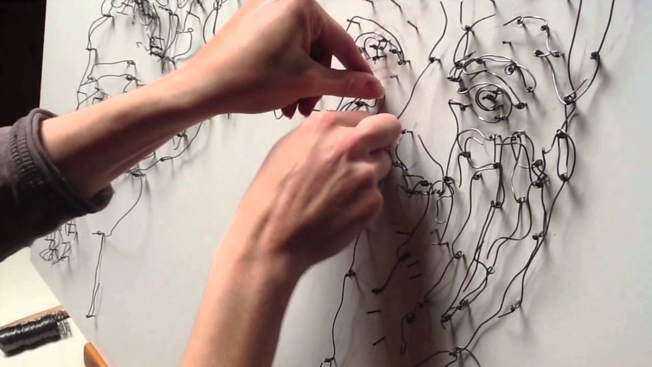 Vera Bugatti - Wire and nails project - YouTube