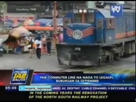 PNR commuter line na Naga to Legaspi, bubuksan sa Setyembre - YouTube