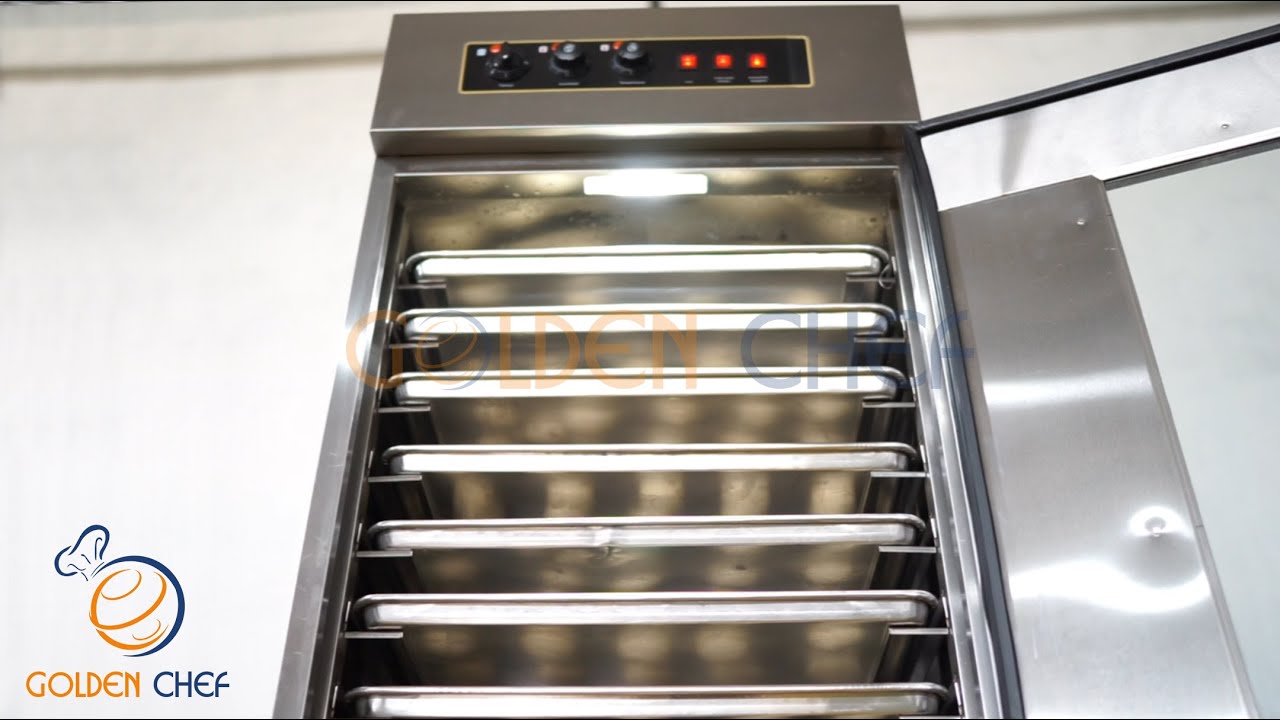 Electric Proofer! 32 trays, the great bakery helper ever. - YouTube