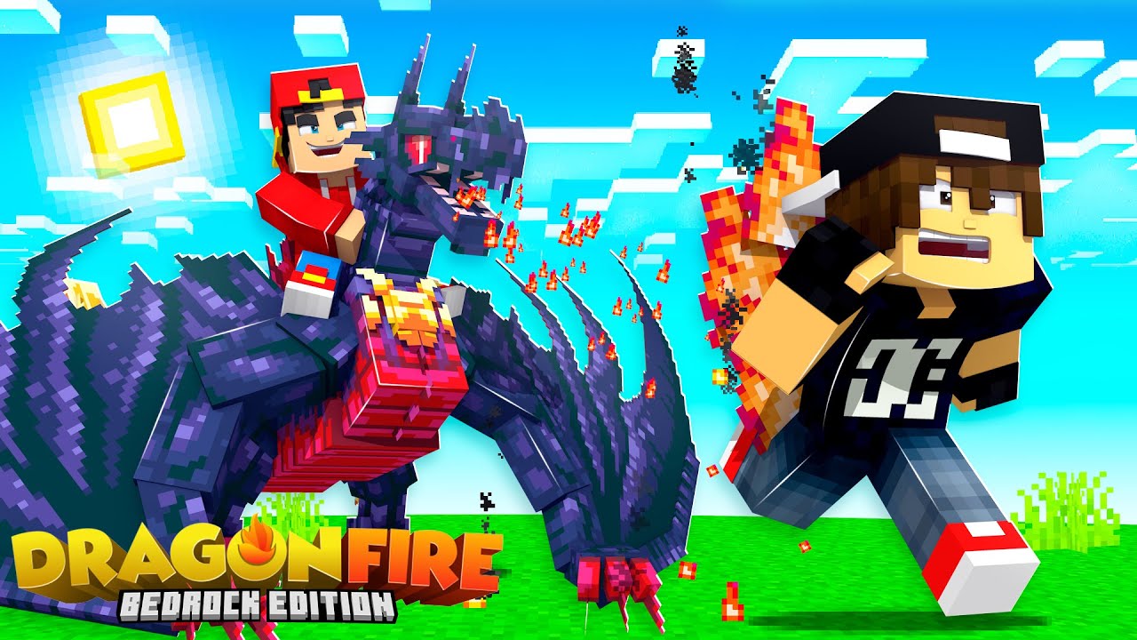 Minecraft DRAGON FIRE BEDROCK EDITION #3 - YouTube