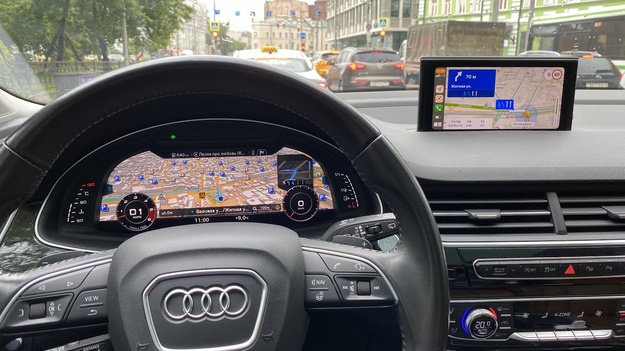 Audi - Активация двойного режима навигации MIB2 (mhi2) harman - YouTube