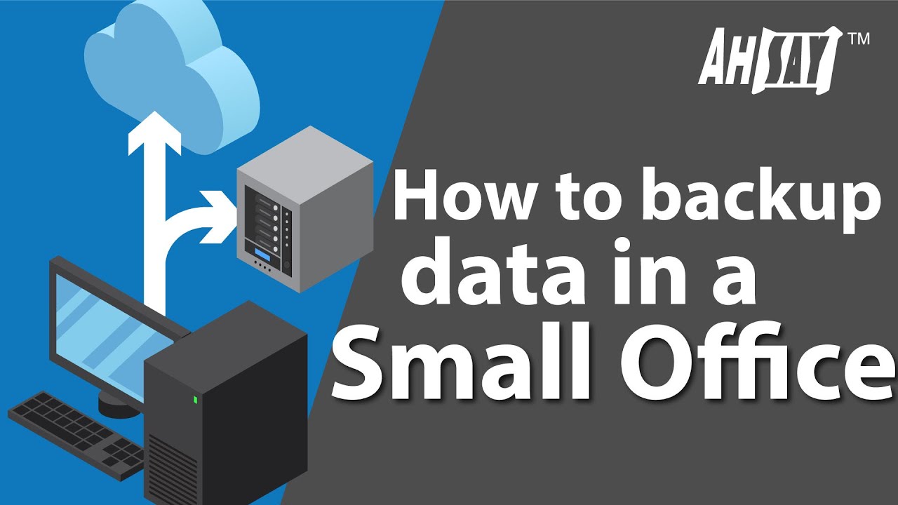 How to backup data in a small office? - YouTube