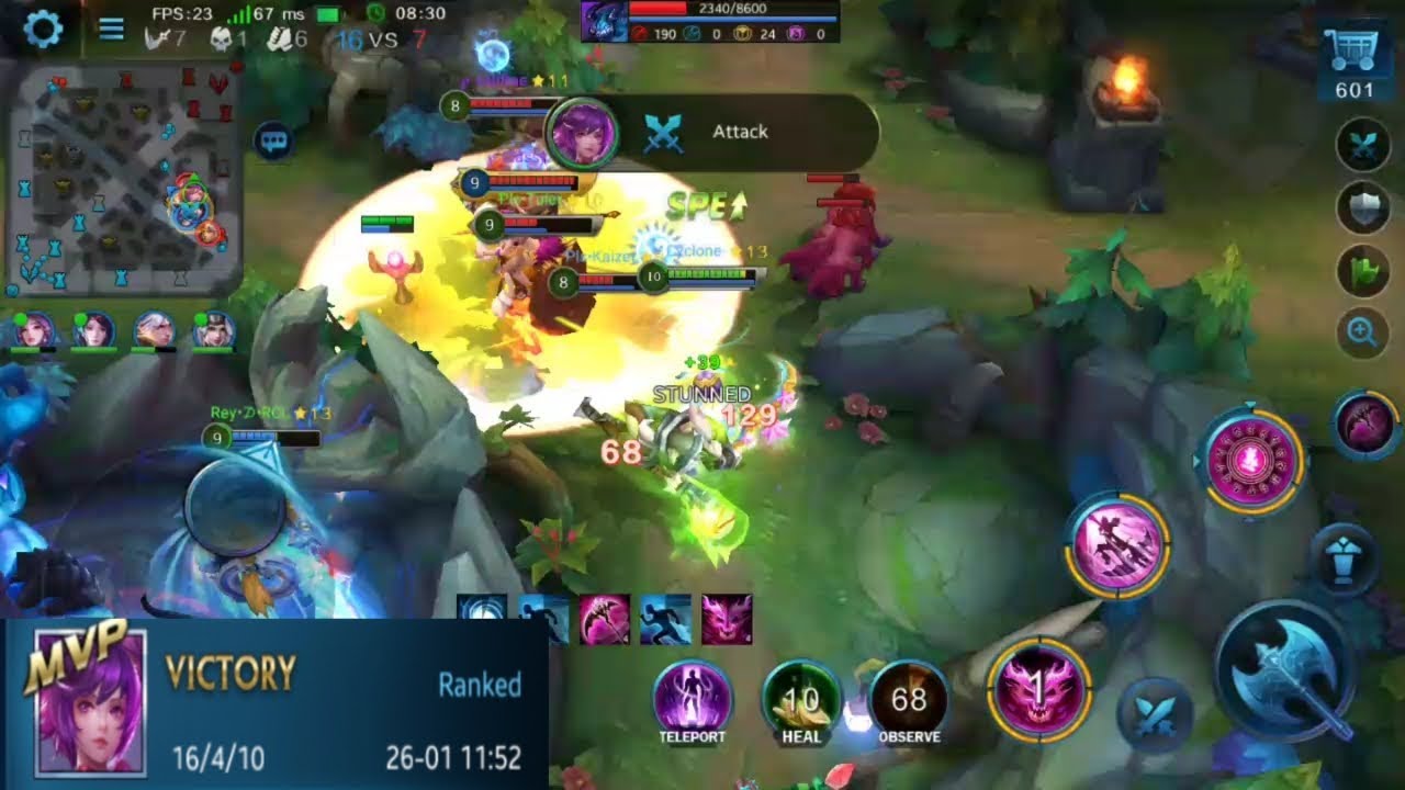 Heroes Evolved - Cherith Gameplay and Build , Carry The Whole Random ...