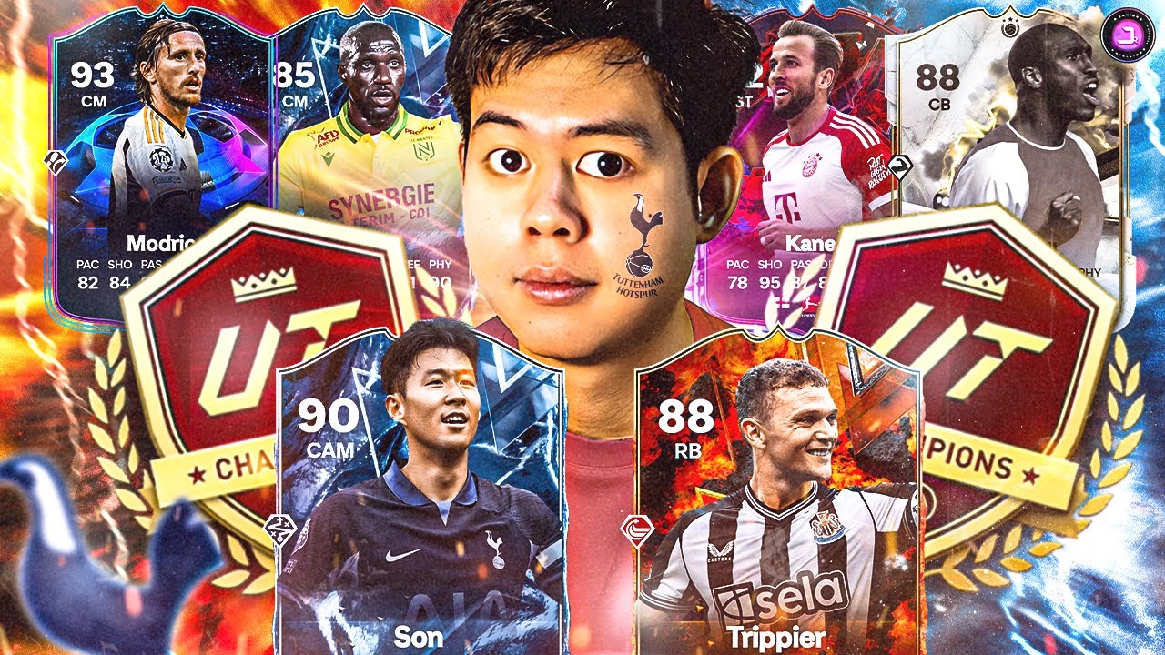 🔴รีวิว🧊🔥90 Son | 88 Trippier | 85 Sissoko | Past & Present Spurs - FC ...