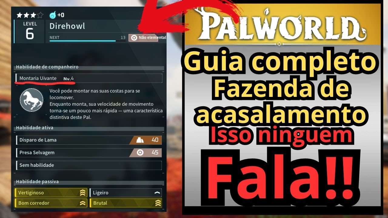 Guia definitivo de acasalamento (BREEDING) PALWORLD - YouTube