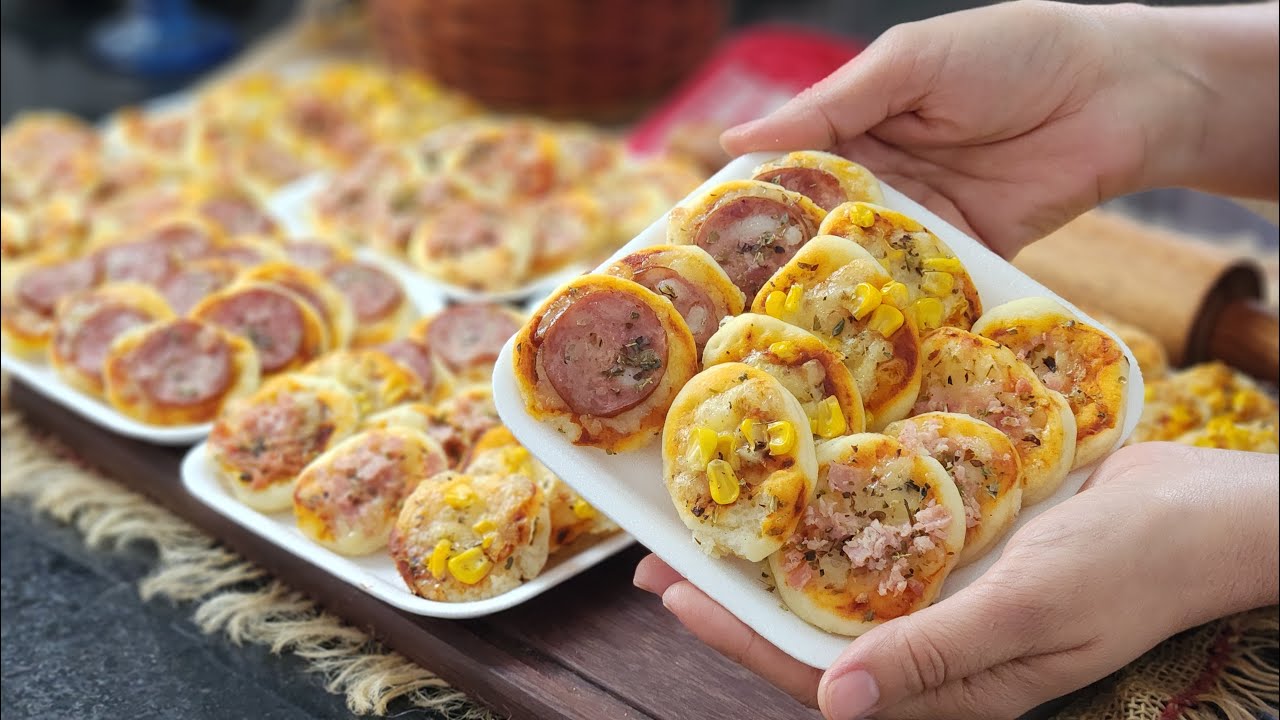 MINI PIZZAS! Receita Fácil e Lucrativa com Dicas de Congelamento - YouTube