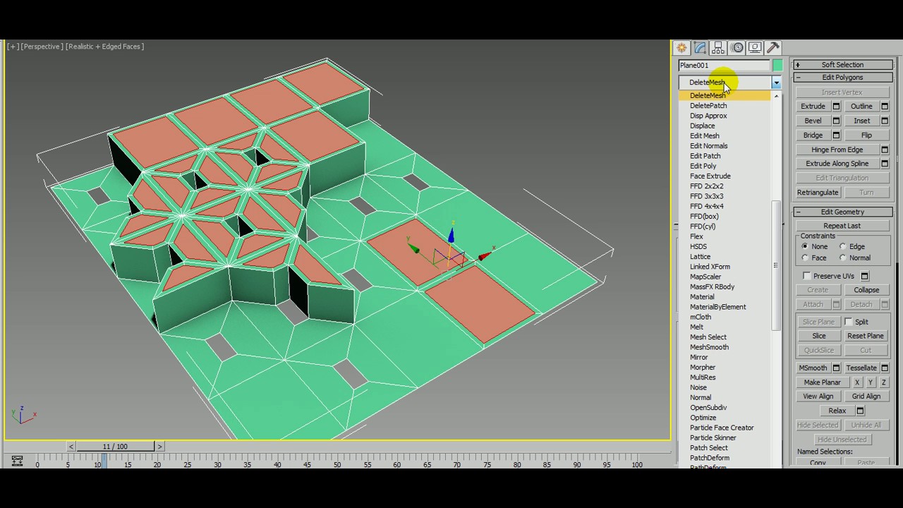 ٍEdit poly /Parameters in 3ds Max #2 -Modelleme ve tasarım - YouTube