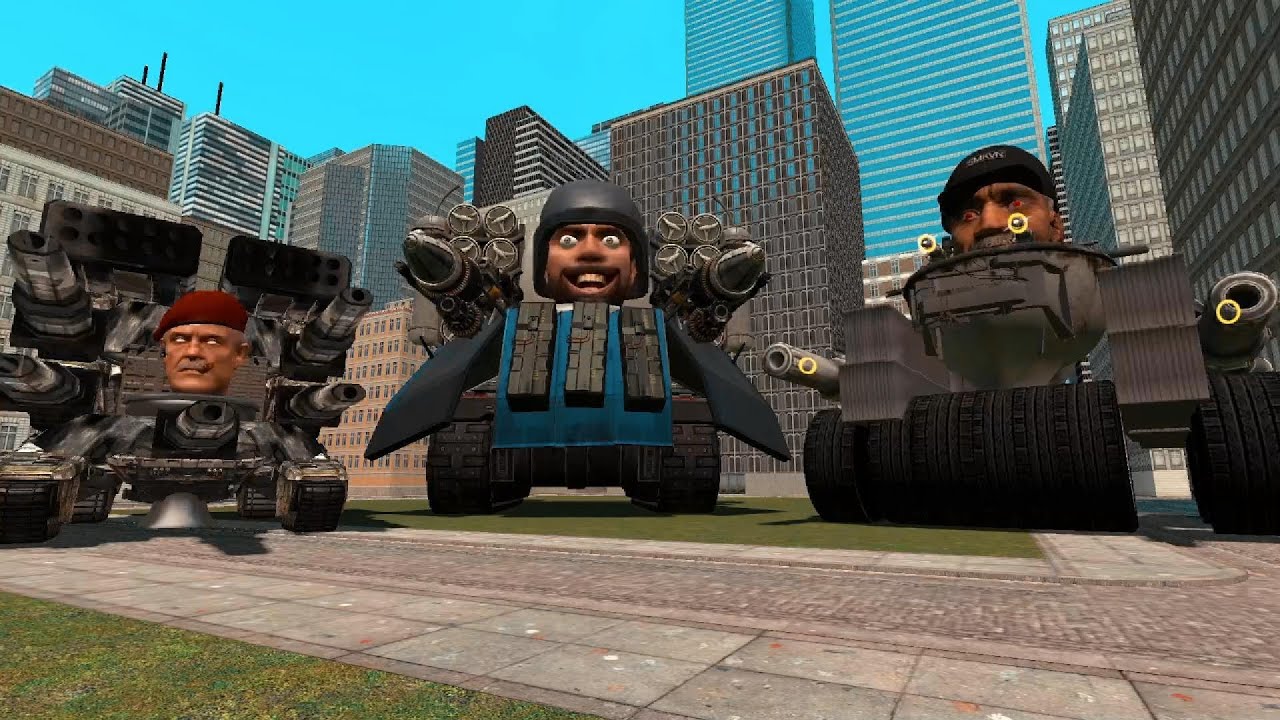 BILL TANK, BOMB TANK & LESER CRUSHER TANK VS SKIBIDI CAMERAMAN ARMY in ...