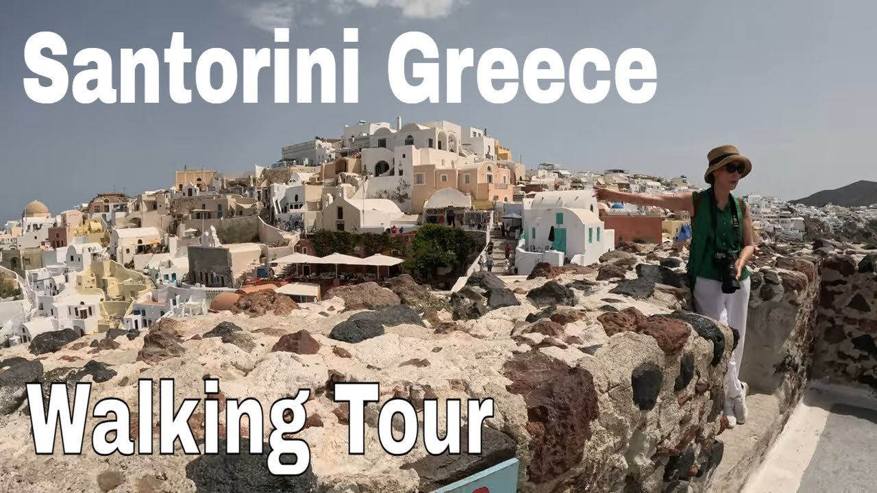 Santorini Travel Guide | A Relaxing Walk Through Paradise 🚶‍♀️💙 - YouTube