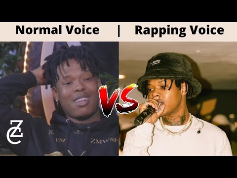 SA RAPPERS NORMAL VOICE vs THEIR RAPPING VOICE - YouTube