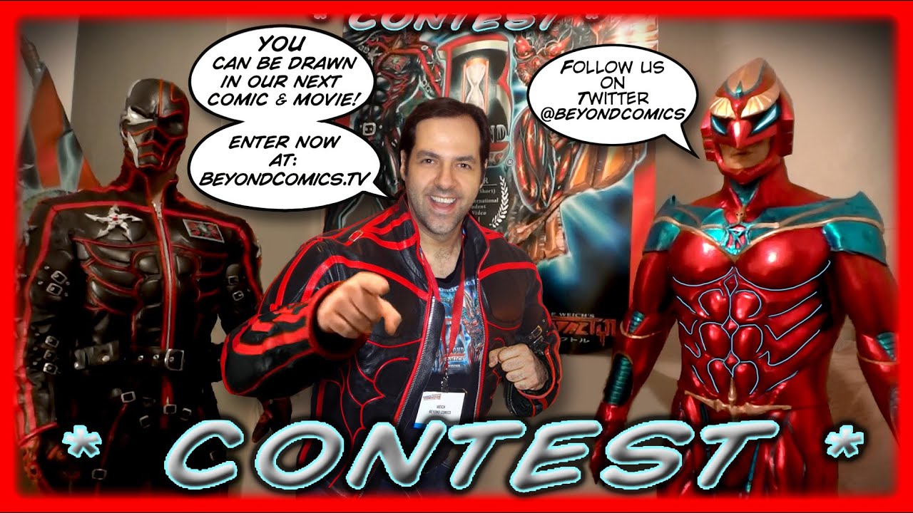COMIC-CON CONTEST 2020 : You may be Drawn in a Comic Book ! - YouTube