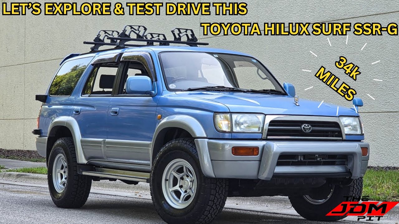 Toyota Hilux Surf 4x4! Test Drive and Walkaround! 34K Miles on this ...