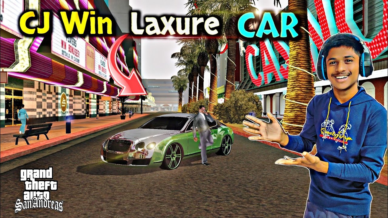 CJ Win The Laxure Car 😱 #gtasanandreas - YouTube