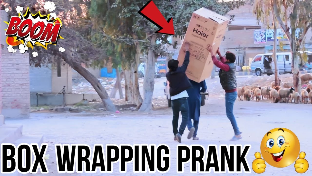 Box Wrapping Prank | Prank in Pakistan | Desi Prank - YouTube