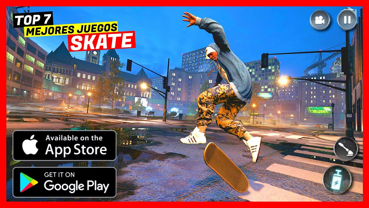 🔴 Cuales son los 7 Mejores Juegos de SKATE PATINETAS Para ANDROID & iOS 2024 🚗 ULTRA HD - YouTube