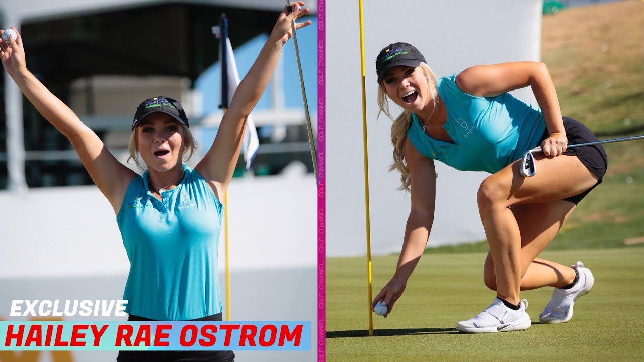 Amazing Golf Swing you need to see | Golf Girl awesome swing | Hailey Rae Ostrom - YouTube