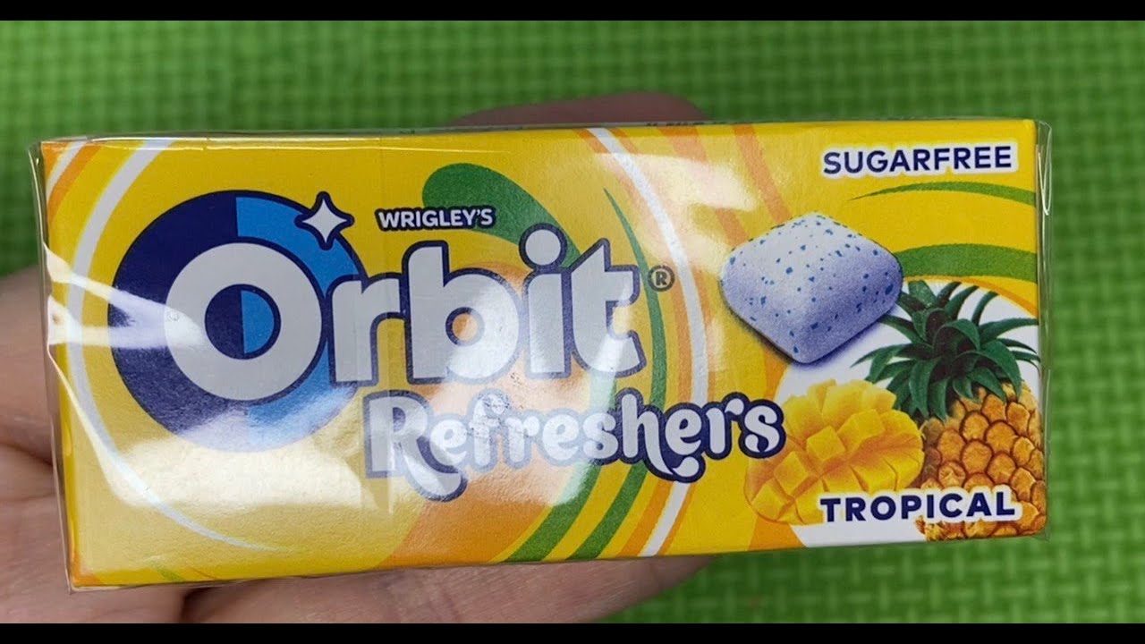Unboxing Wrigley's Orbit Refreshers Tropical /Unboxing Orbit / ASMR ...