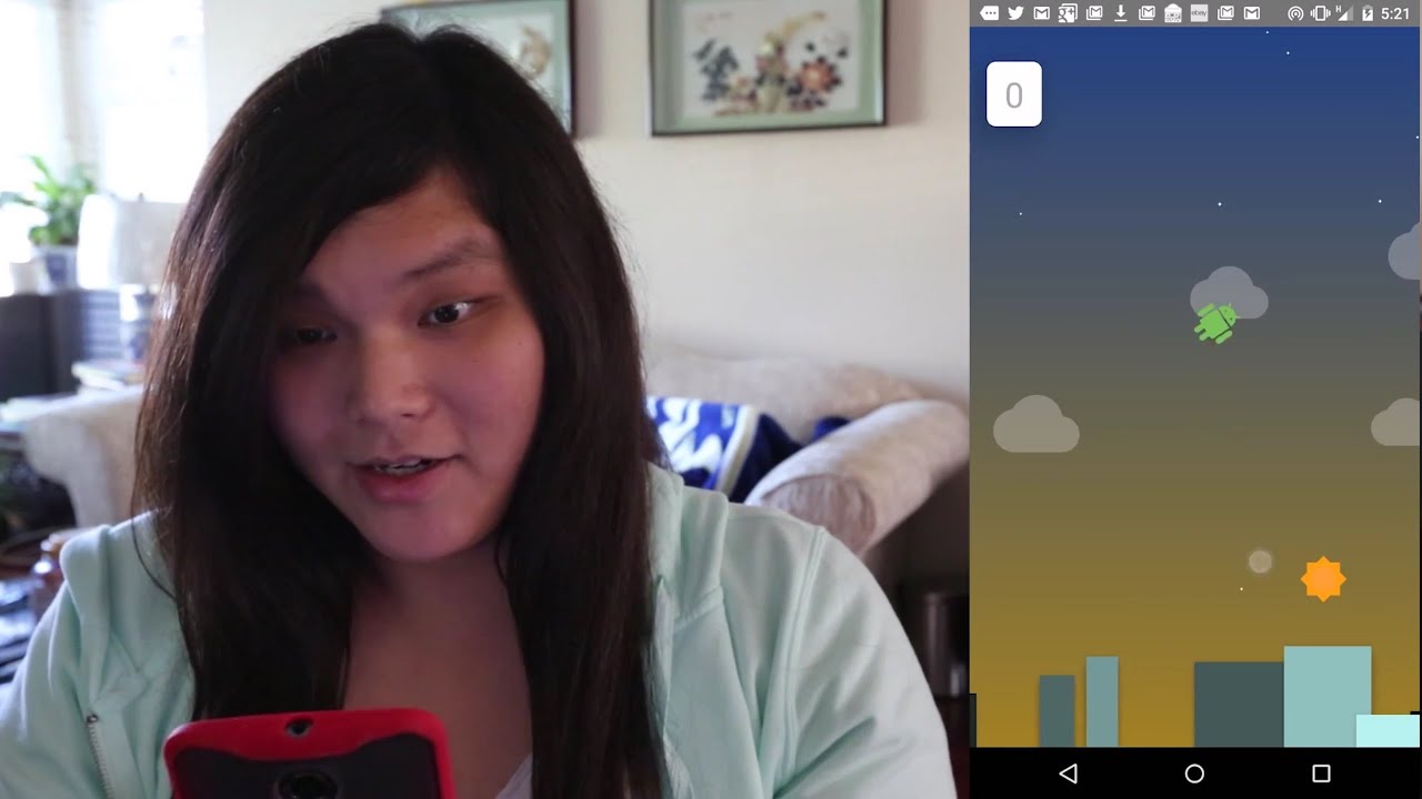 Flappy Droid - Getting to Lollipop Easter Egg - YouTube