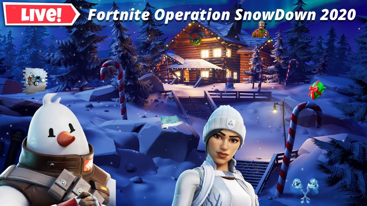FORTNITE WINTER UPDATE (OPERATION SNOWDOWN 2020) COUNTDOWN LIVE RIGHT ...