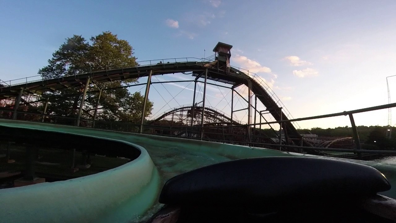 Kennywood ride log jammer - YouTube