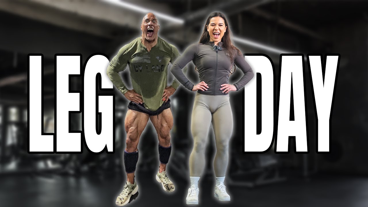 I TRIED THE ROCK'S LEGENDARY LEG DAY - YouTube