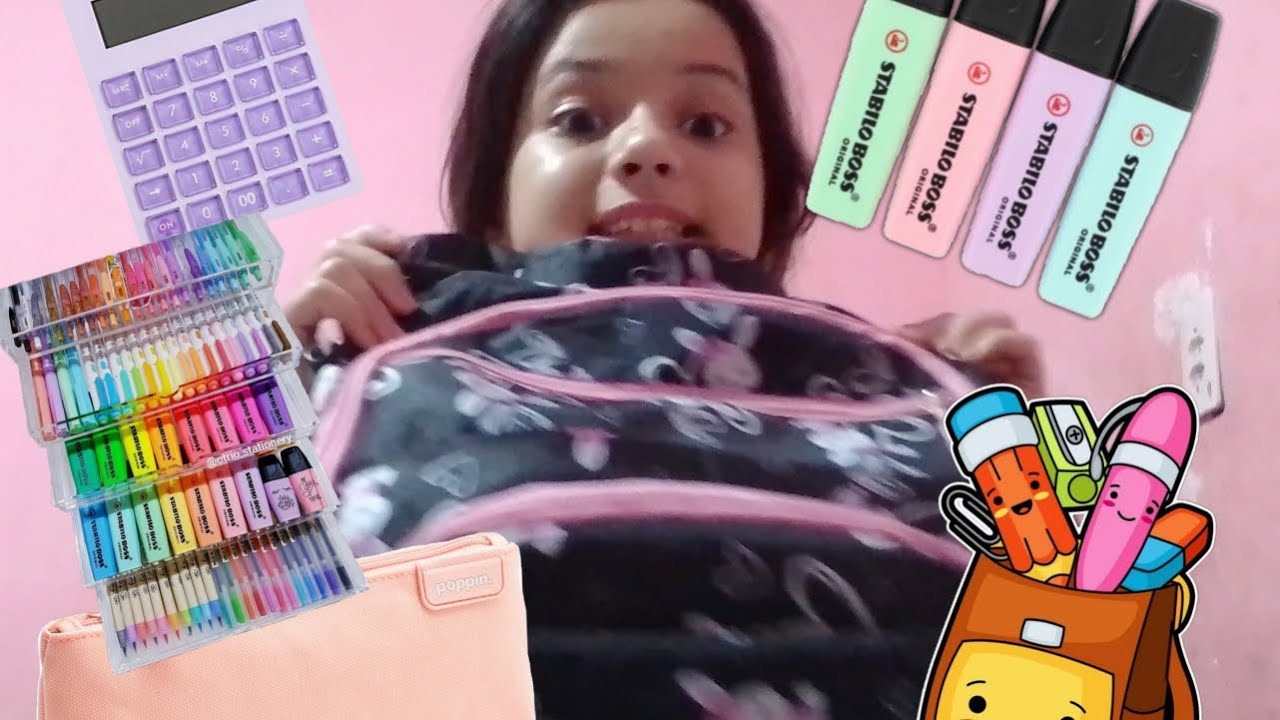 Mostrando meu material depois de 1 mês e meio de aula/tá tudo um caus ...