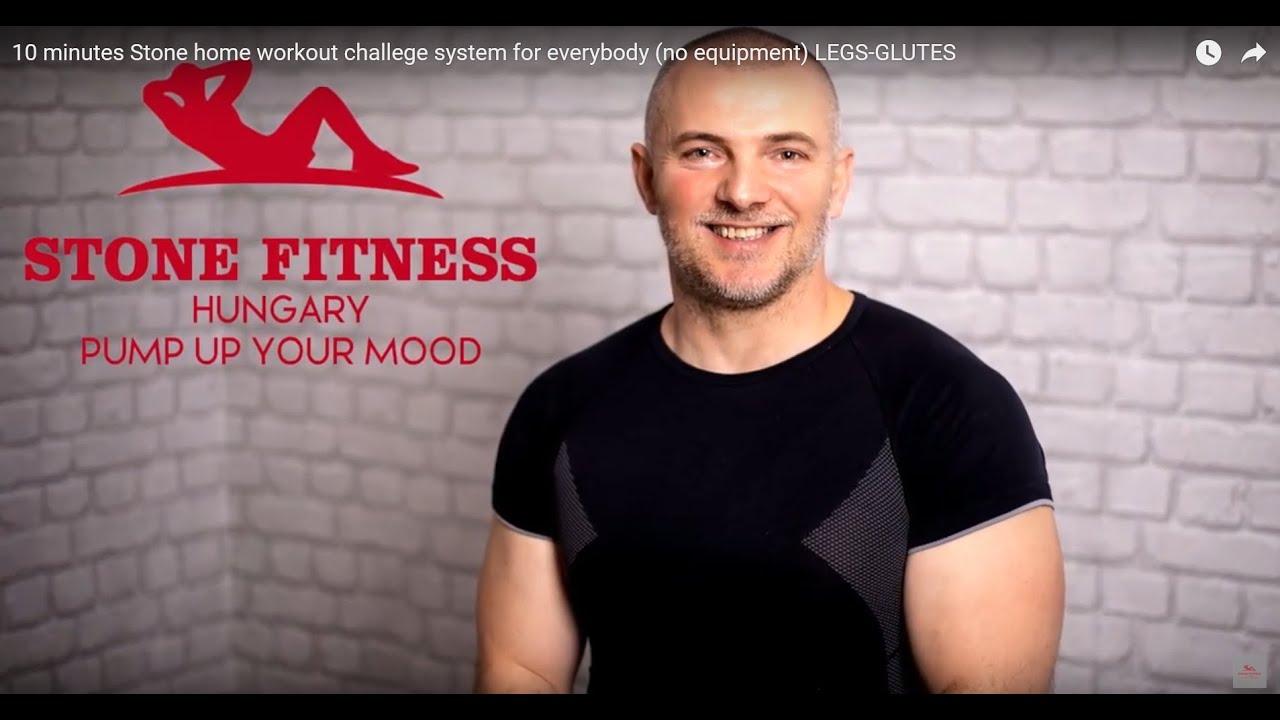 10 minutes Stone home workout challege system for everybody (no ...