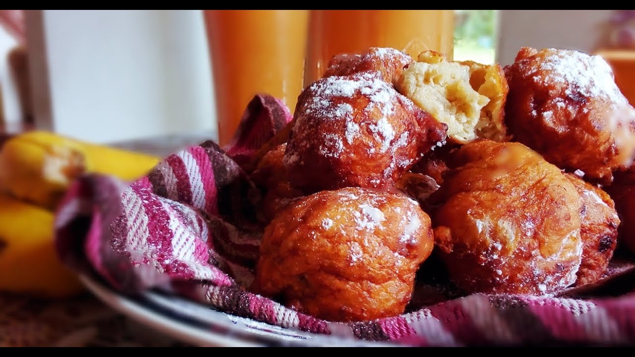 BEIGNETS DE BANANES/ gato banane facile et rapide - YouTube