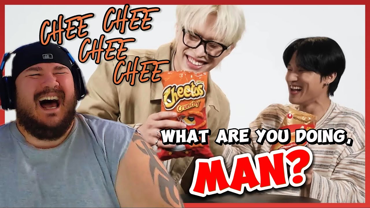 ATEEZ Try American Snacks! | Snack Wars | Reaction "YOU HAVE TO SAY ...
